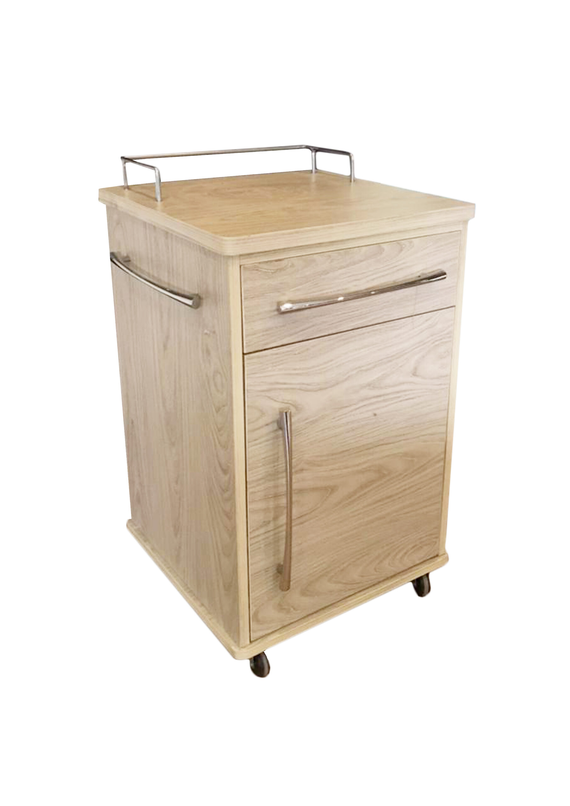 Mobile Bed Side Wood Unit with Ample StorageTRUST Medi