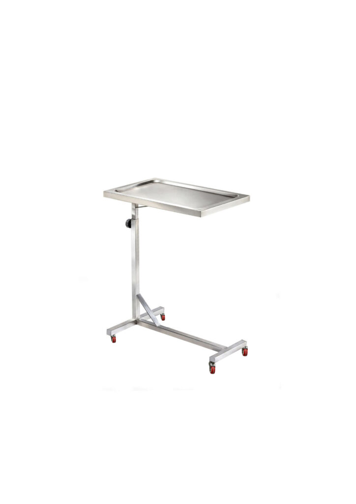 Versatile Stainless Steel Mayo Table with Adjustable HeightTRUST Medi
